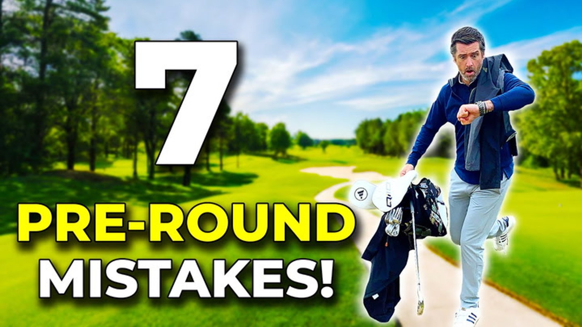 Pre-round mistakes golfers make
