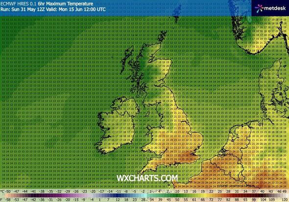 UK weather maps show next 26C heat surge hitting Britain in days - 14 ...