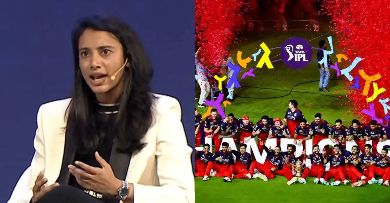 Smriti Mandhana’s priceless reaction after RCB clinches IPL 2026 trophy ...