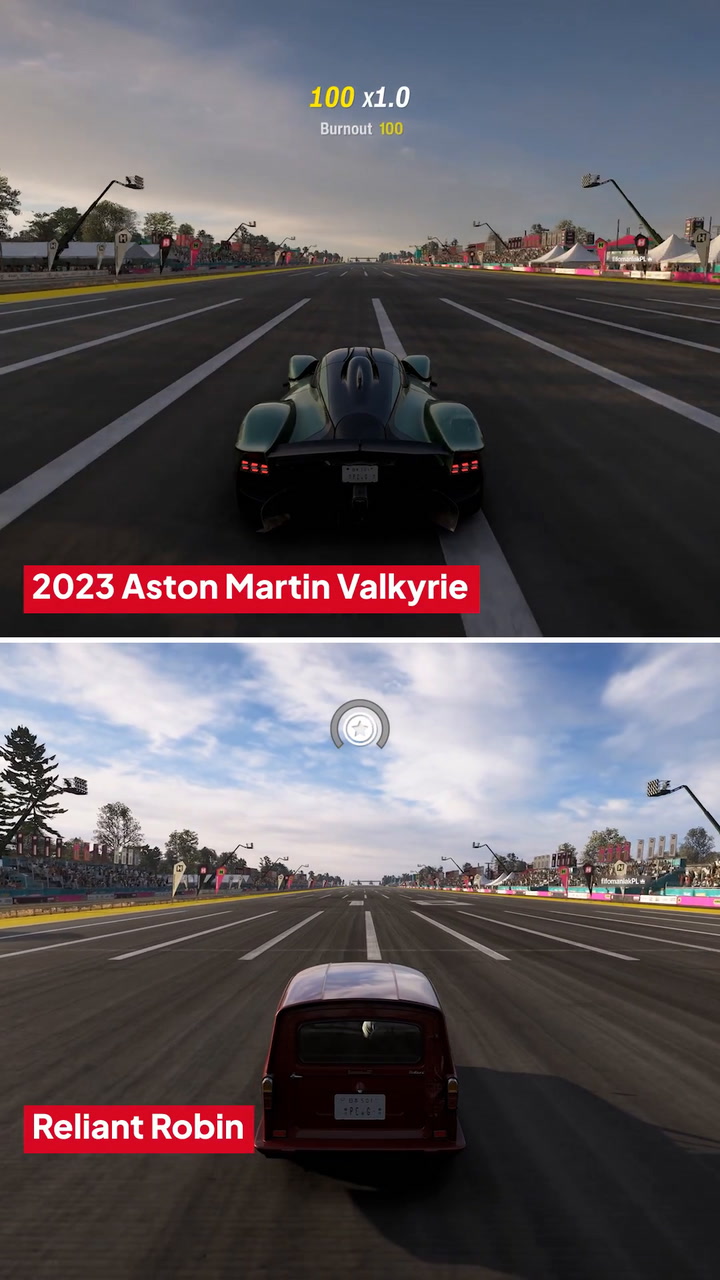 Forza Horizon 6: Aston Martin Valkyrie vs. Reliant Robin - The ultimate ...