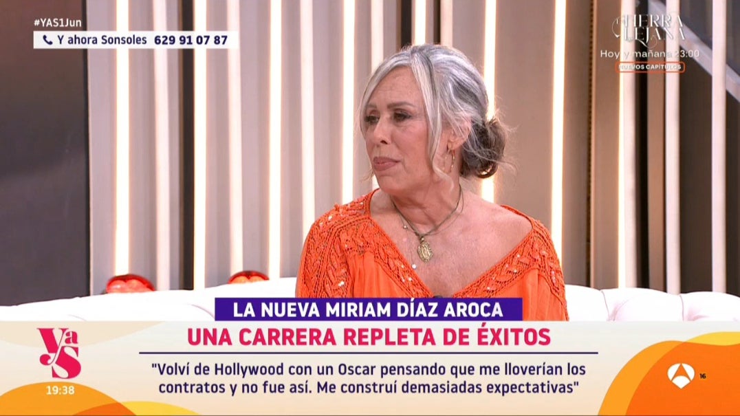 Miriam Díaz Aroca repasa su carrera en 'Y ahora Sonsoles': de la ...