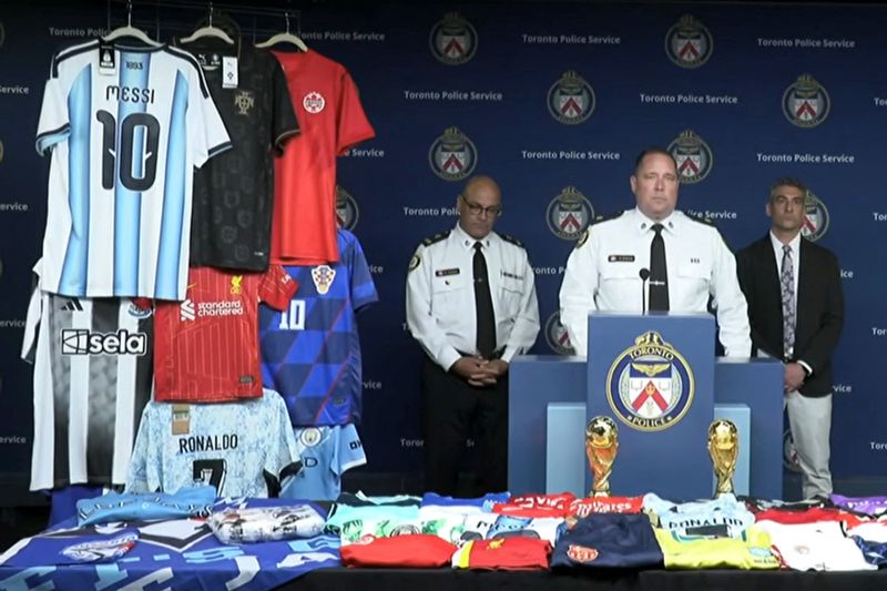 Soccer-Toronto police seize $2.5 million worth of fake soccer gear ...