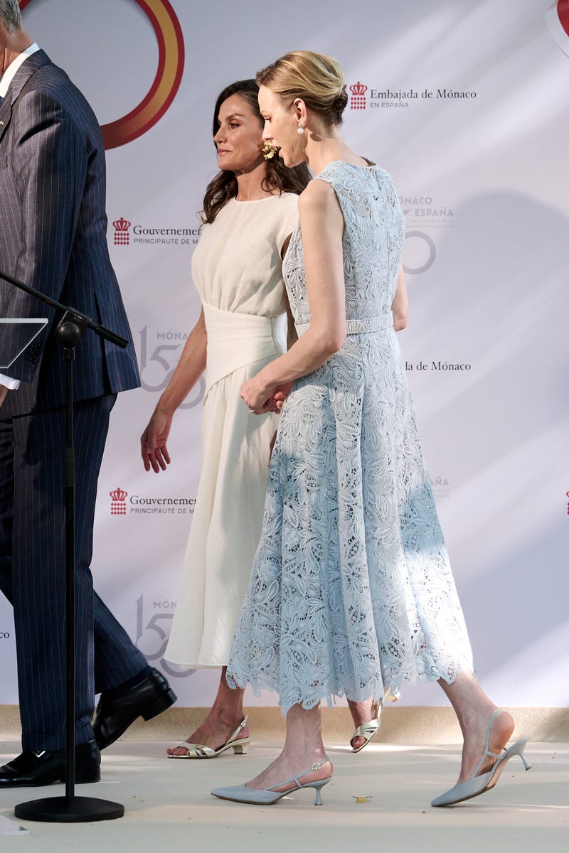 Queen Letizia hosts Princess Charlene in Spain for a historic meeting