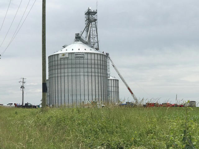 1 dead following grain bin entrapment in Wabash County