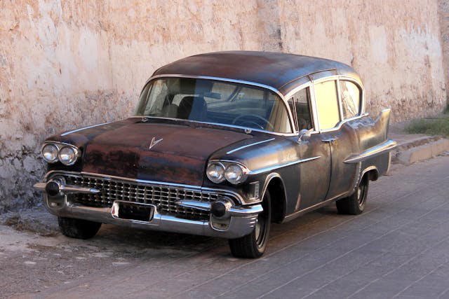 Left for dead: LS Power resurrected this 1958 Cadillac hearse