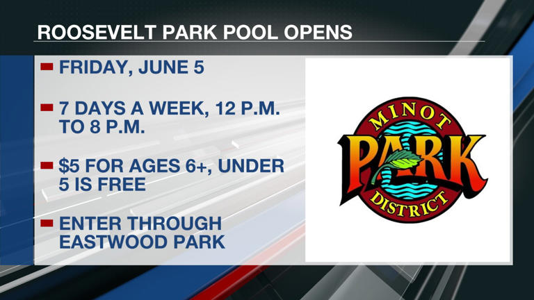Roosevelt Park Pool set to open in Minot