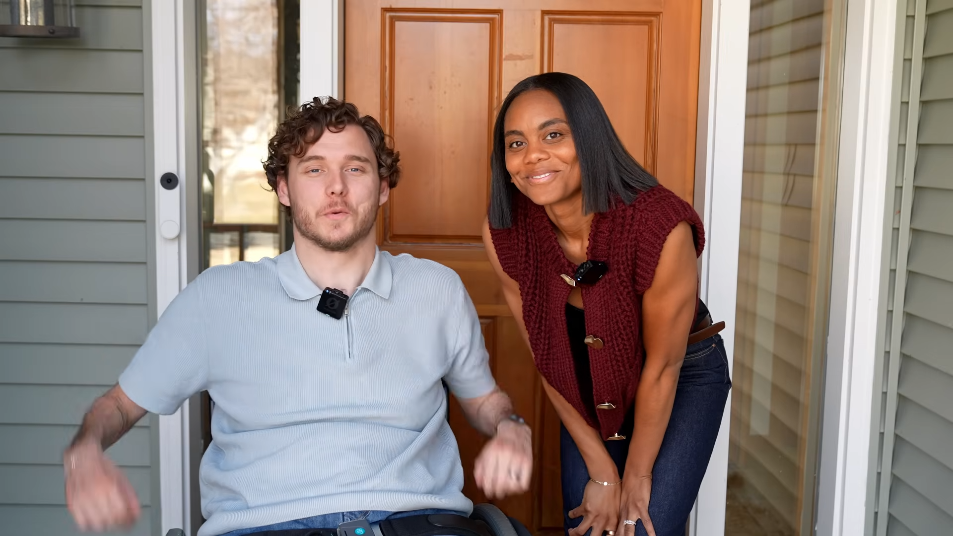 Wheelchair-accessible house tour with elevator and ceiling lift