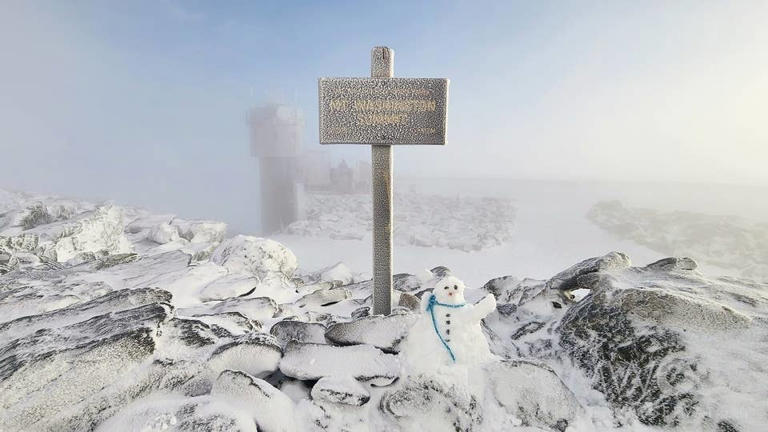 Late-May snowfall blankets Mount Washington in 4-foot drifts