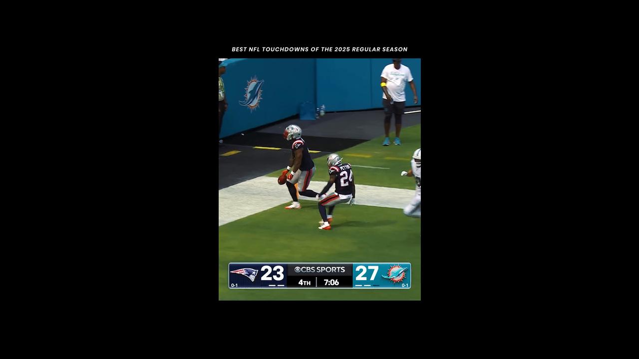 Best NFL touchdowns of the 2025 regular season part 2