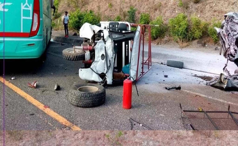 Accidente en carretera Transístmica deja seis muertos; chocan autobús ...