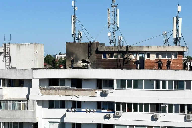 Trump says nothing after Russian drone hits building in Romania, a NATO ...