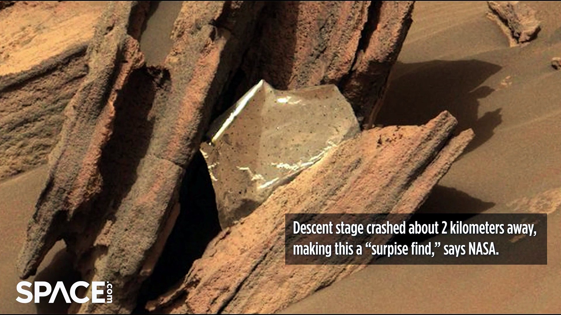 Perseverance notices debris from jet pack crash location on Mars