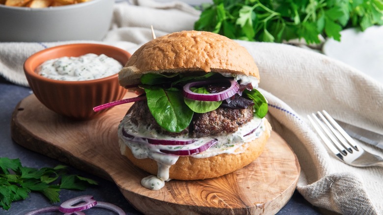 Best lamb burger recipe