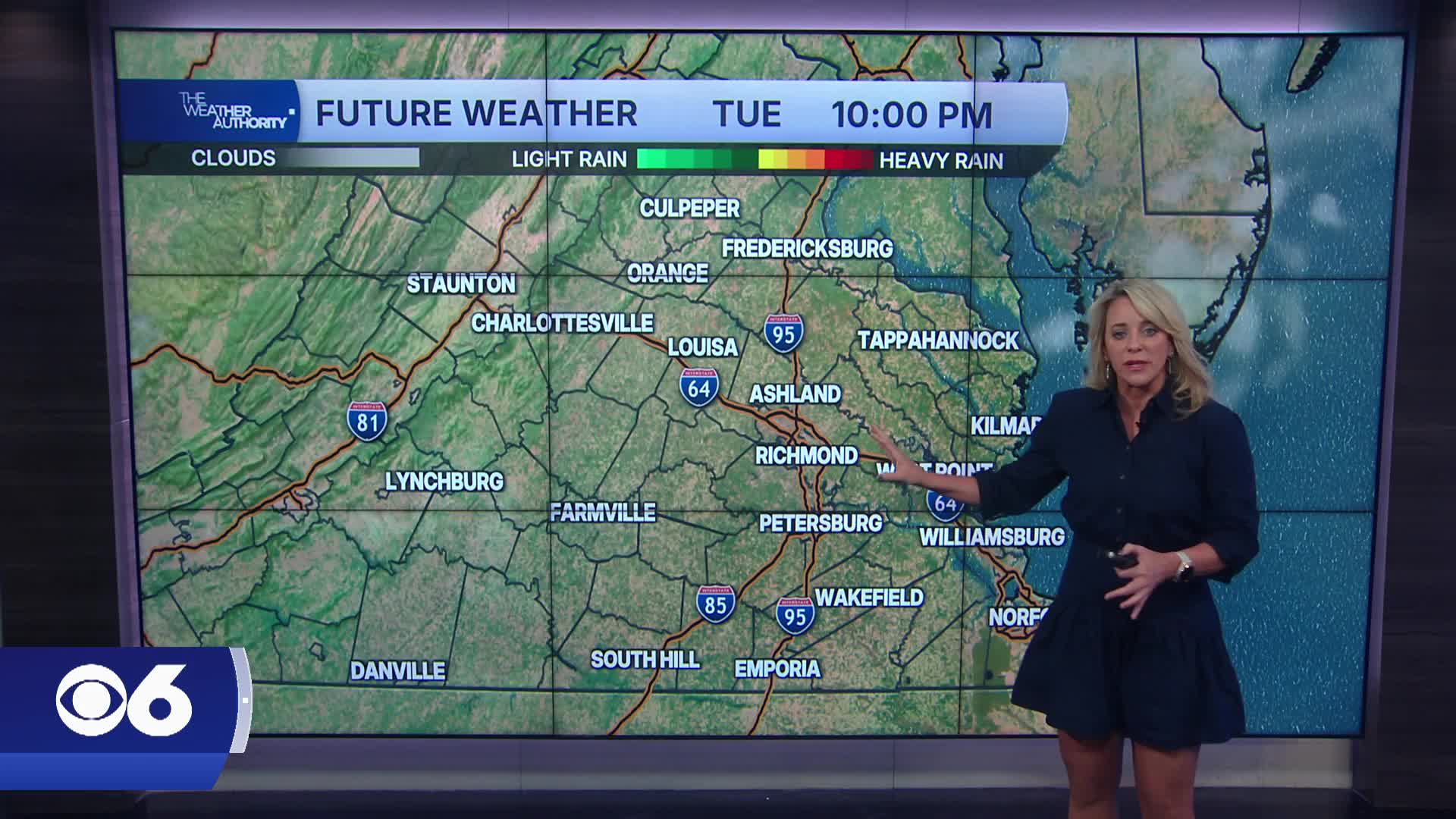 Mostly dry but comfortable stretch of weather