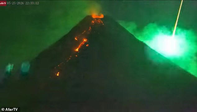 Harvard professor gives verdict on UFO seen rising from behind volcano ...