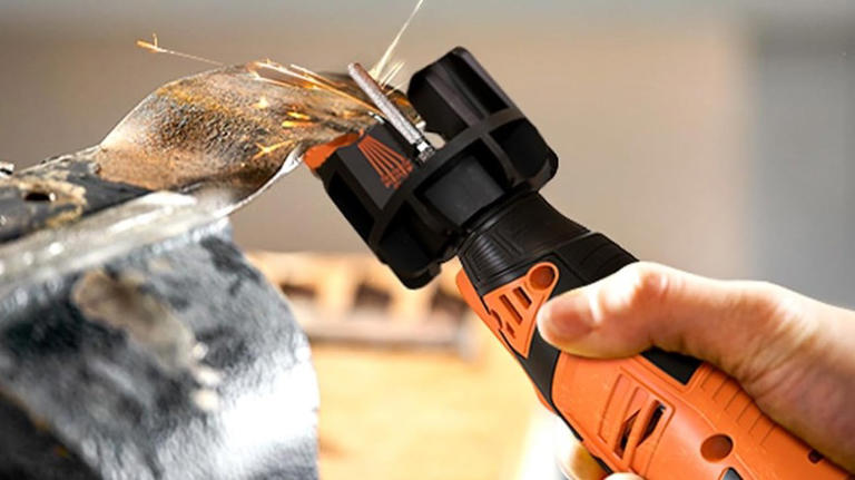Sharpen your mower blades anywhere with an easy solution from Amazon