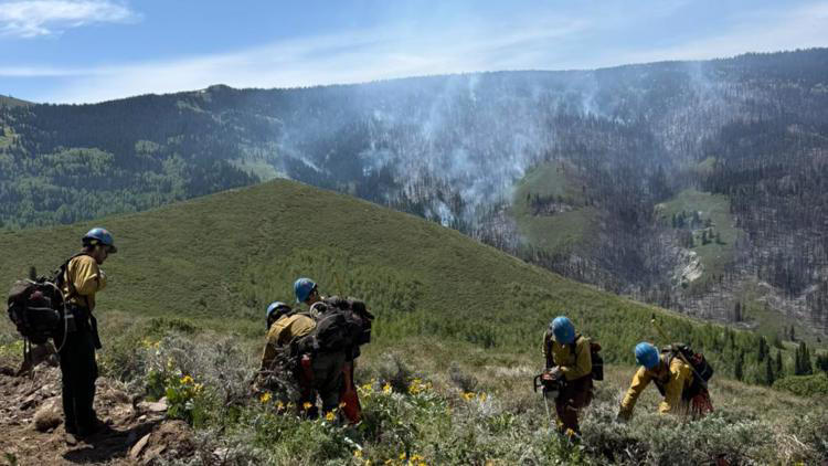 Summit Creek fire in Sawtooth National Forest surpasses 50% containment