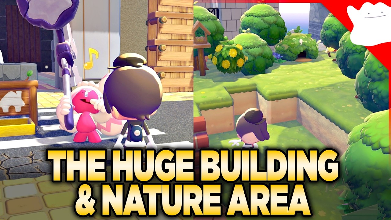 New nature area and huge rebuild in Pokopia