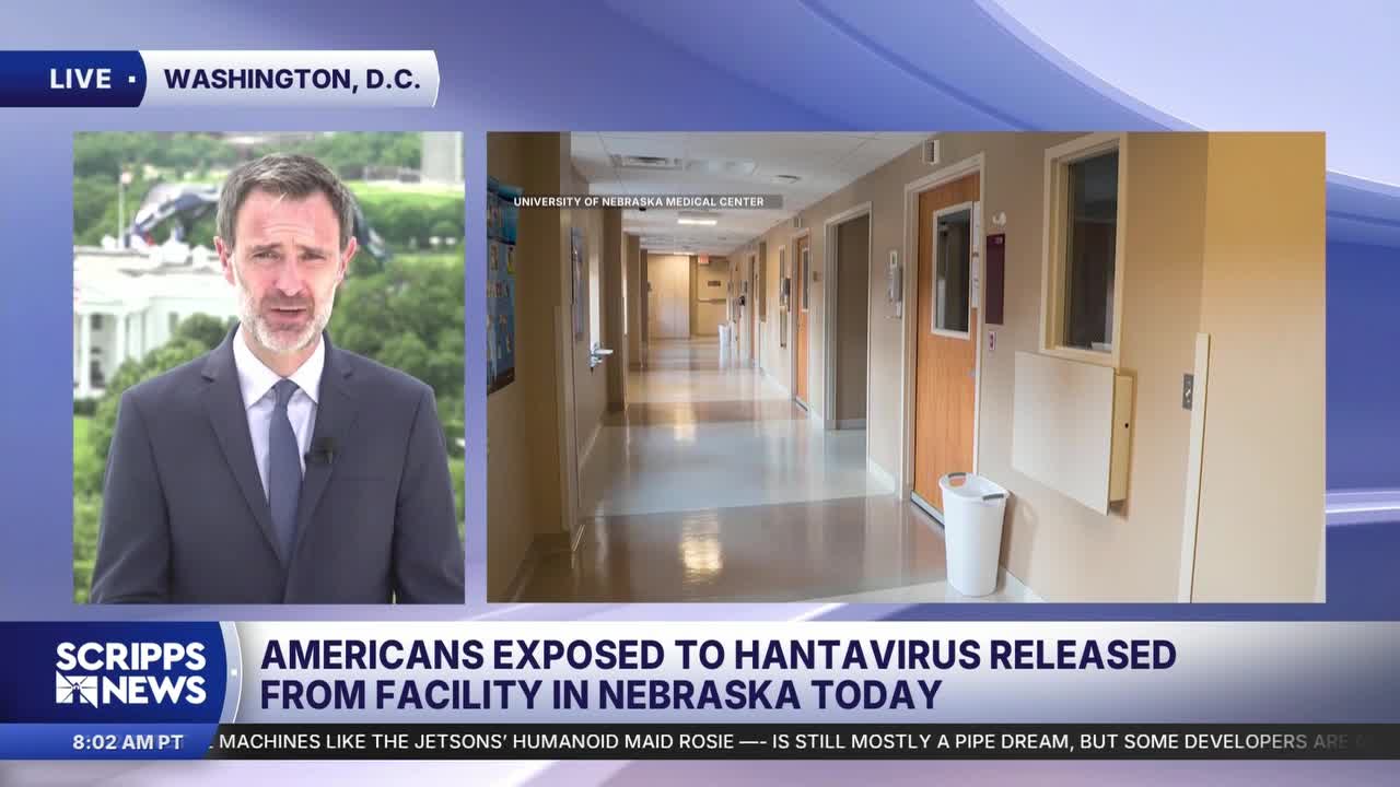 Americans exposed to hantavirus released from Nebraska facility