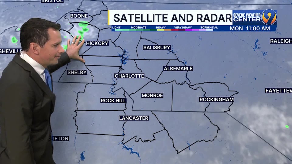 Monday afternoon's forecast with meteorologist Joe Puma