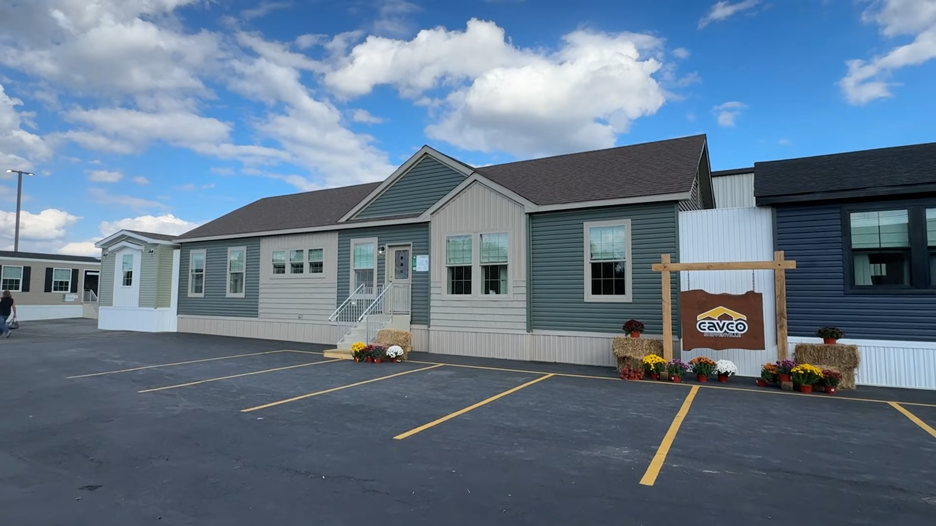 Touring a modular home with an incredible kitchen and pantry