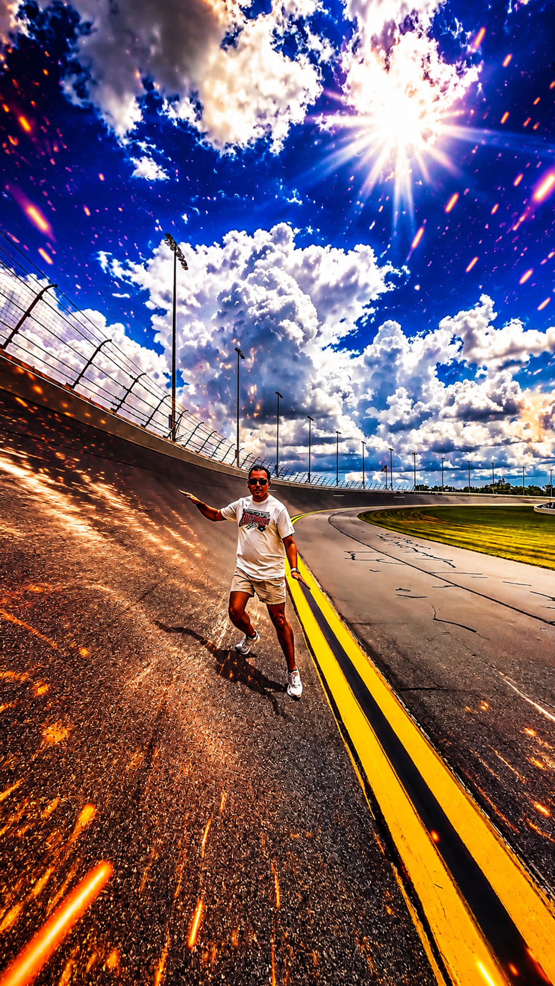 A close look at the roads of Daytona International Speedway