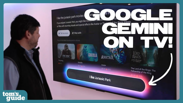 Gemini AI available on Google TV