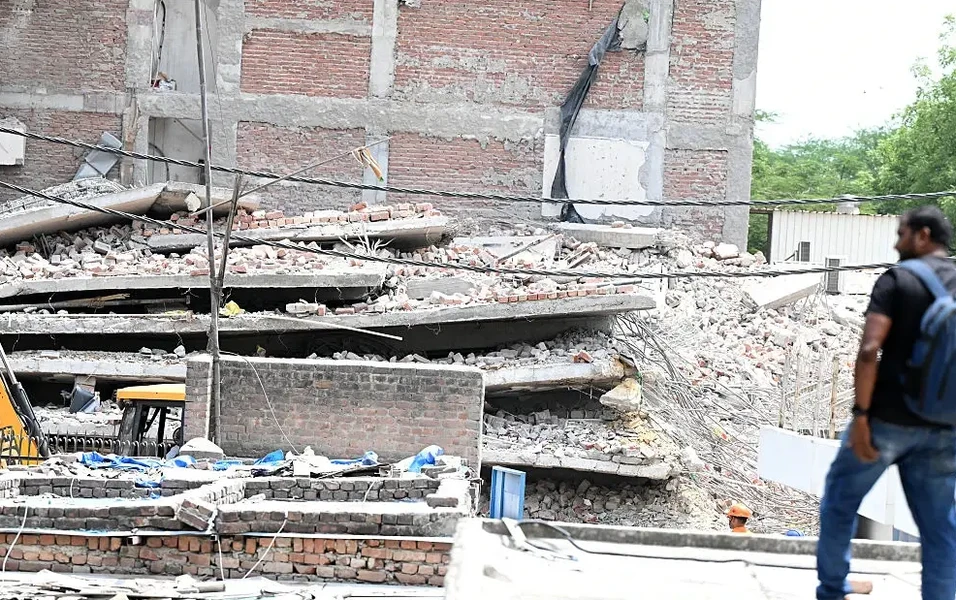 Delhi building collapse: Owner arrested amid illegal construction probe