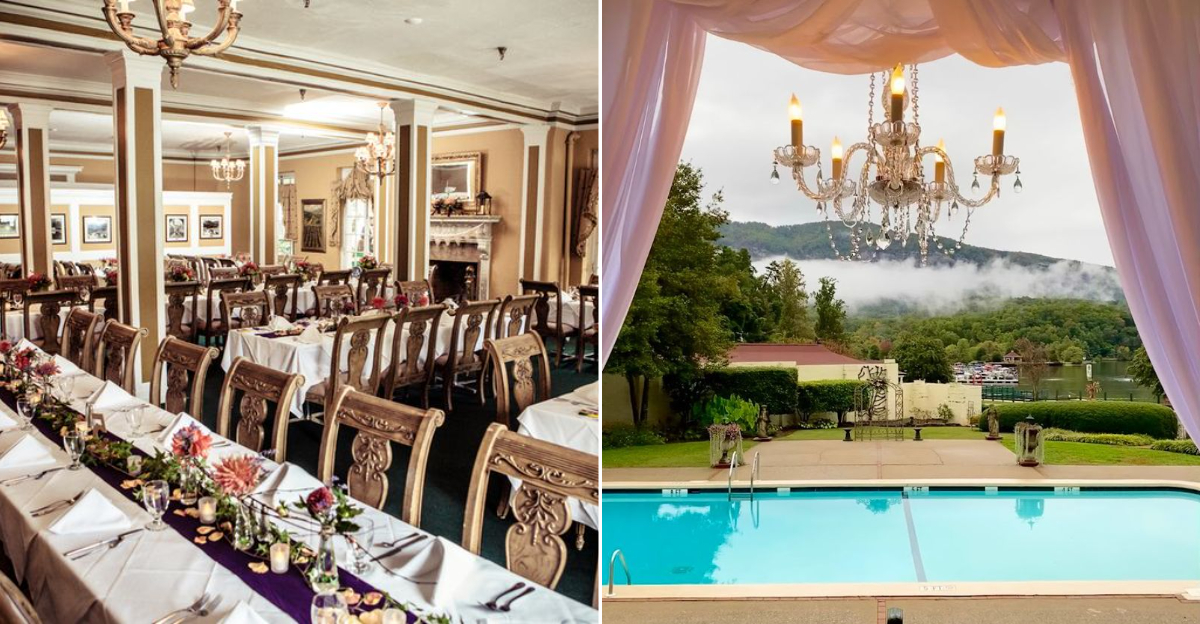 The historic North Carolina waterfront resort where grand mountain ...