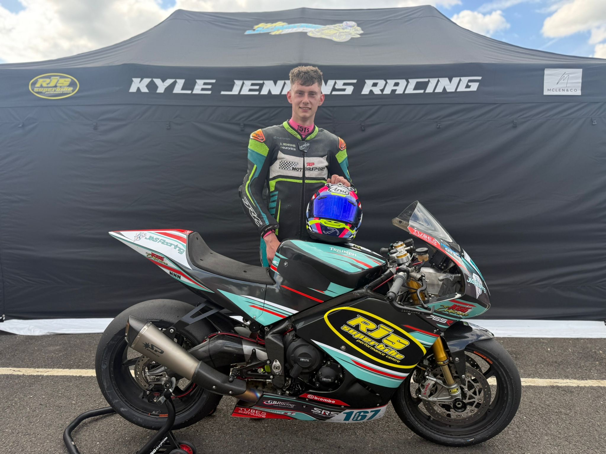 A brace of podiums for Kyle Jenkins at Cadwell