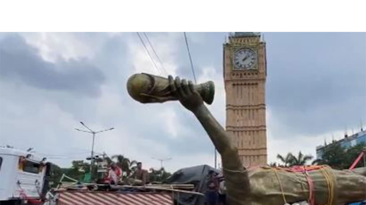 Kolkata: 70-foot Lionel Messi statue removed over safety concerns
