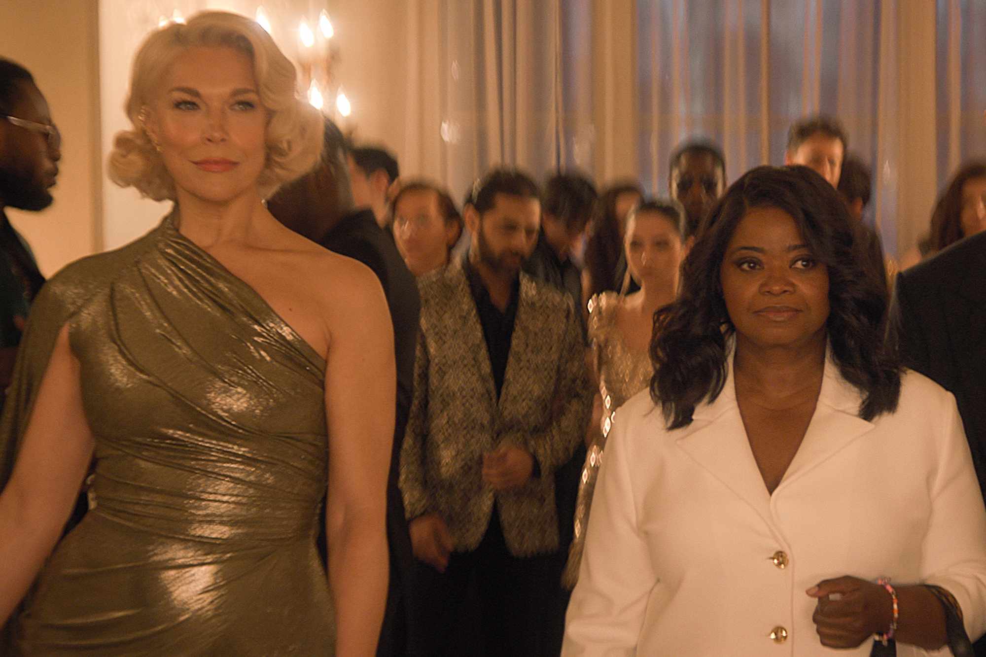 Octavia Spencer and Hannah Waddingham jump off trains, steal cars and ...