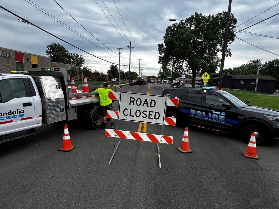 Part of major Vandalia road closed for most of afternoon