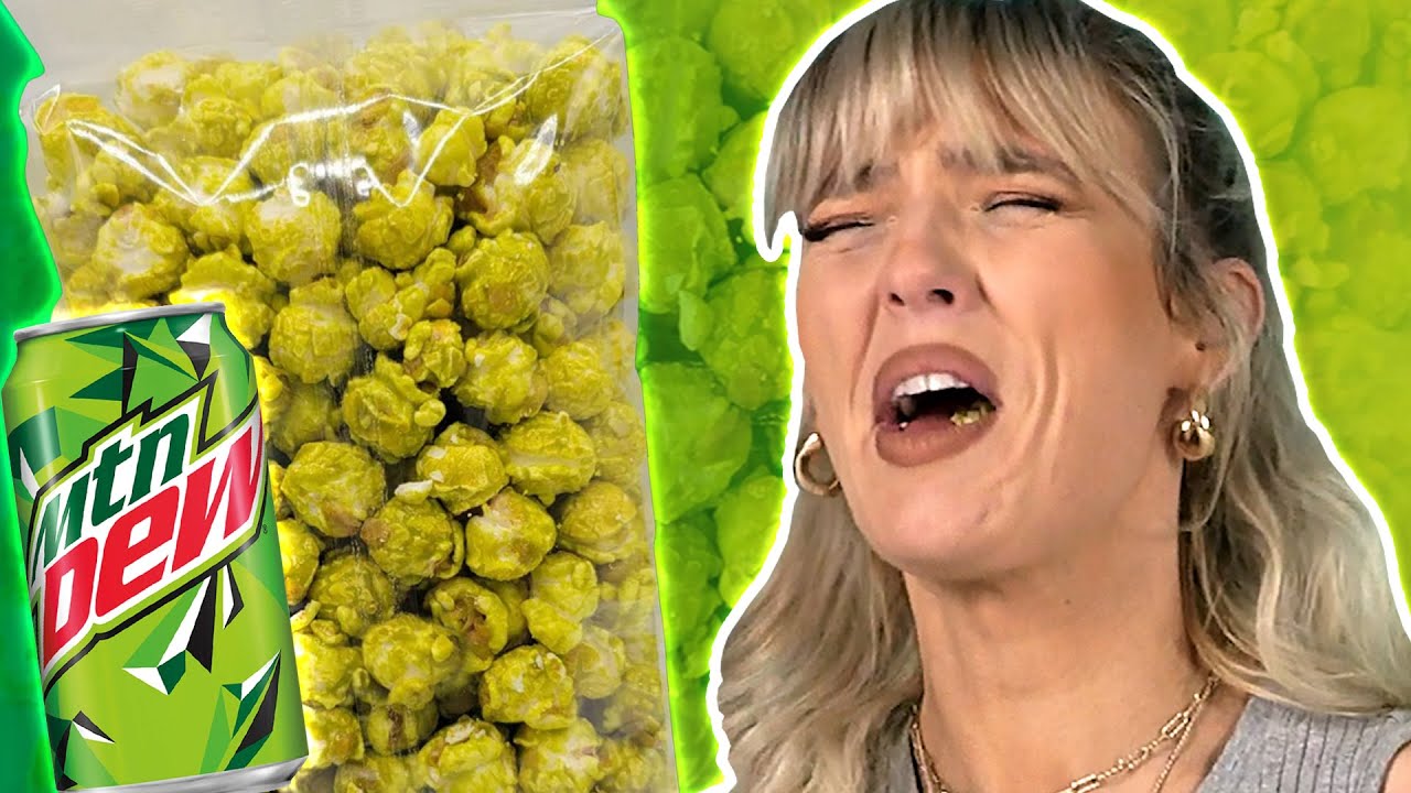 Irish people try new weird popcorn flavours