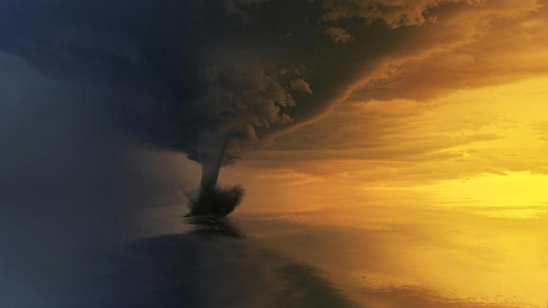 The Storm Prediction Center flagged a multi-day tornado, baseball-hail ...