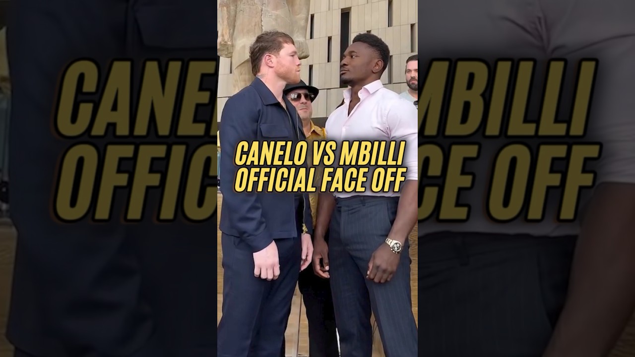 Canelo Alvarez and Christian Mbilli face off