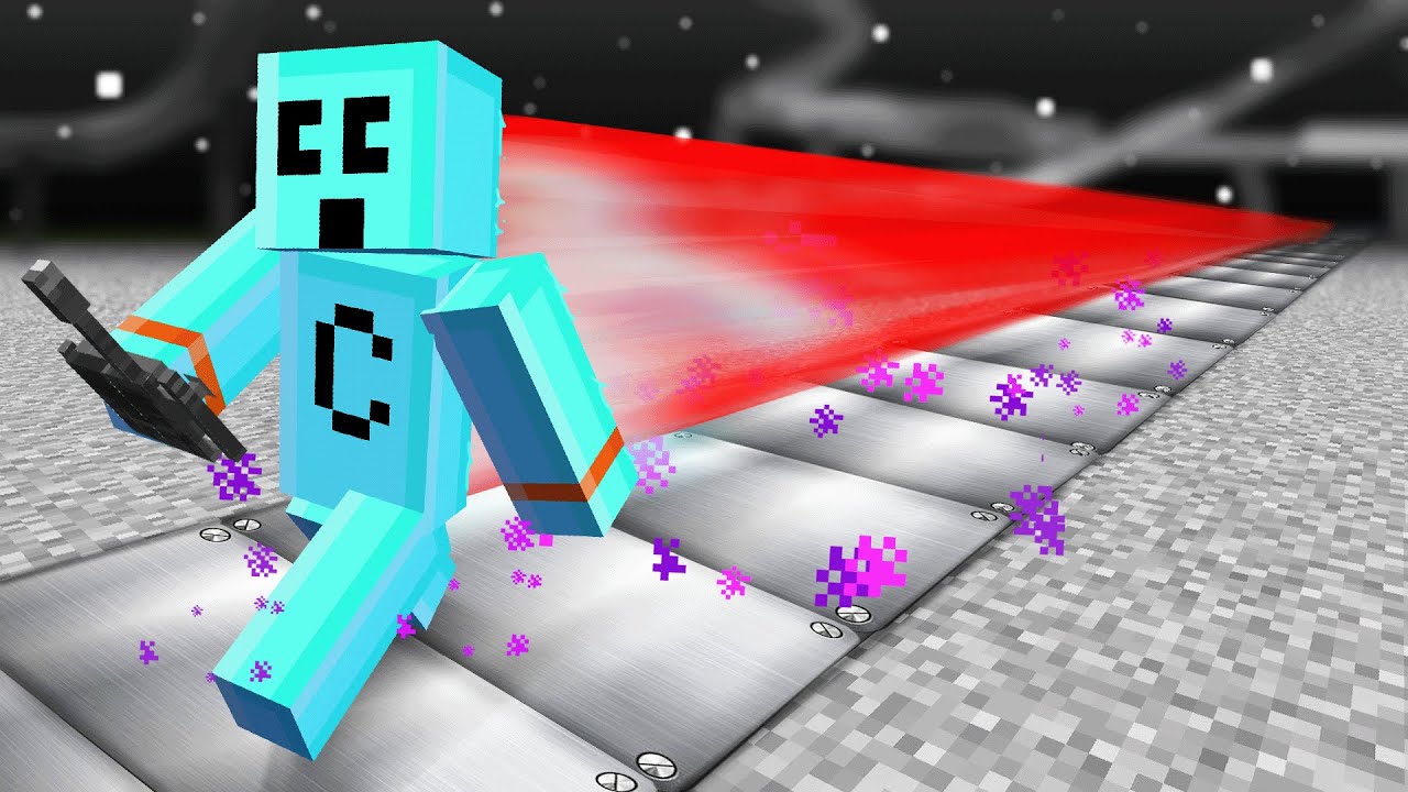 Watching every object transform into a futuristic version in Minecraft
