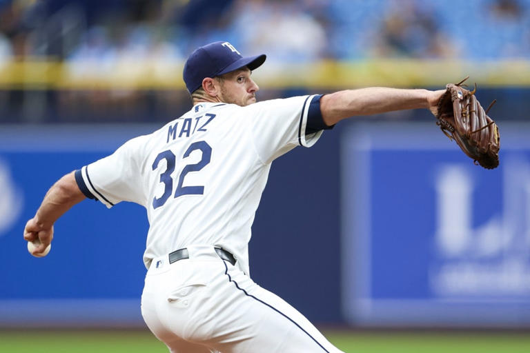 Rays moving struggling LHP Steven Matz to bullpen
