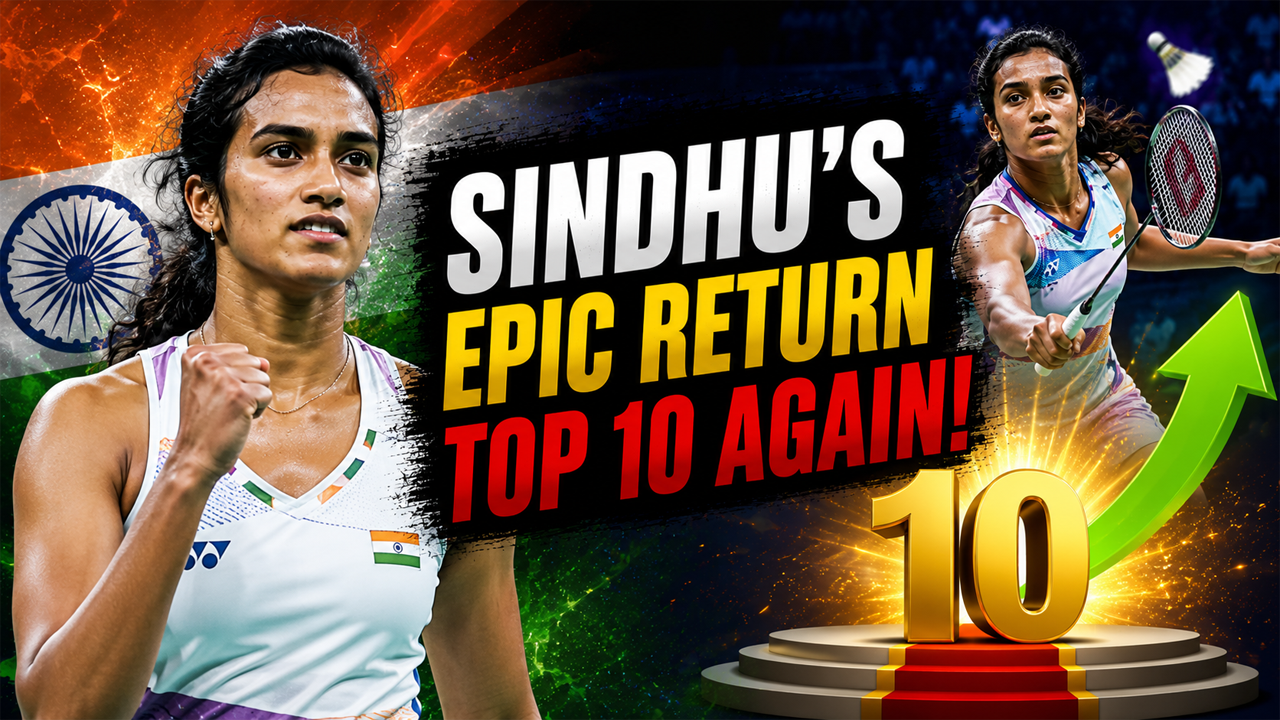 PV Sindhu storms back into world top 10 after 31 months
