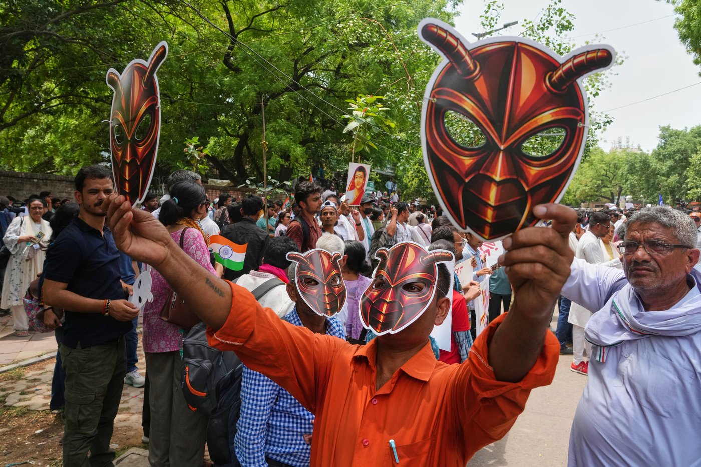 Mock political party for India's young 'cockroaches' holds first street ...