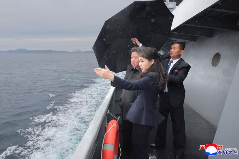 North Korean leader Kim showcases new warship ahead of visit by China's Xi
