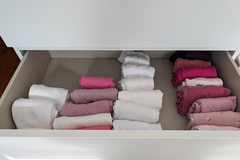 The folding hack that transformed my messy shirt drawer