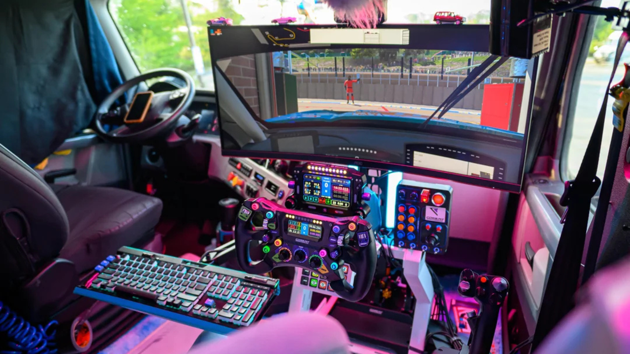 $6000 semi-truck gaming rig just got a massive upgrade