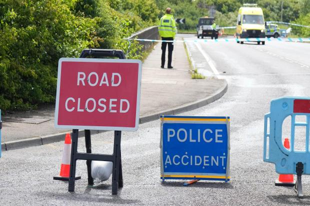 Man dies after falling from footbridge onto A27