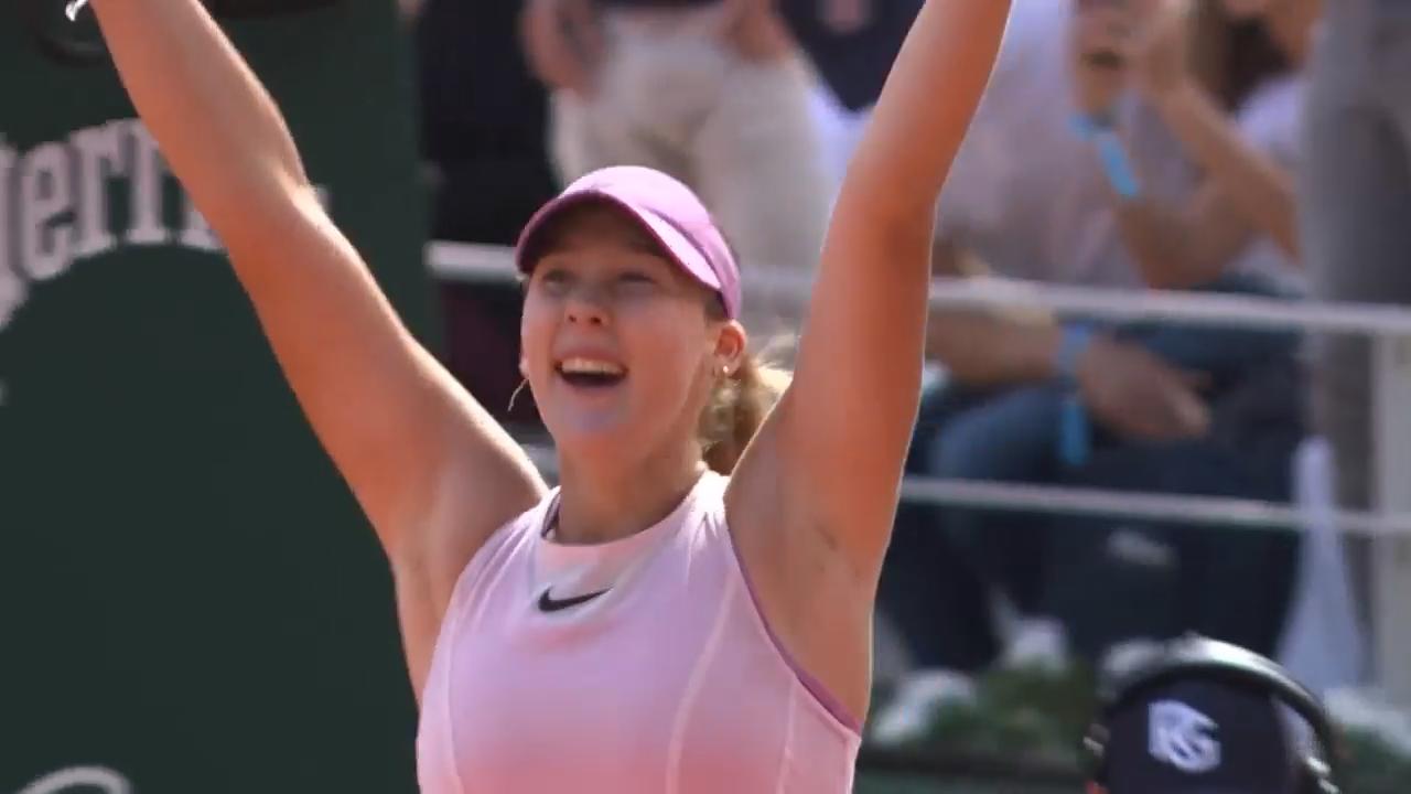 Moment: Mirra Andreeva matchpoint to lift French Open women's title and ...