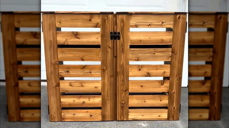 Say goodbye to the eyesore of outdoor trash cans — this DIY hides them ...