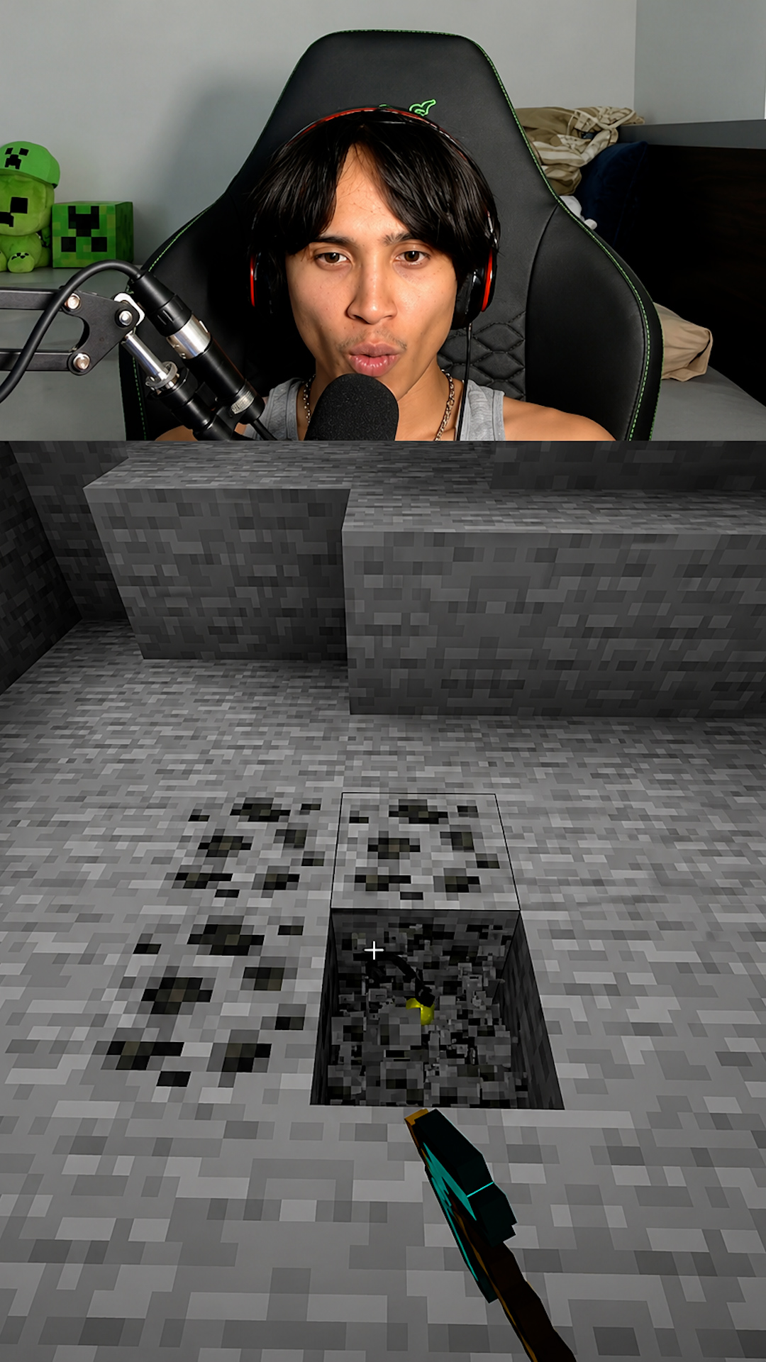 The effects of rapid mining tools in Minecraft