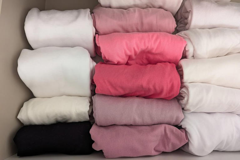 The folding hack that transformed my messy shirt drawer