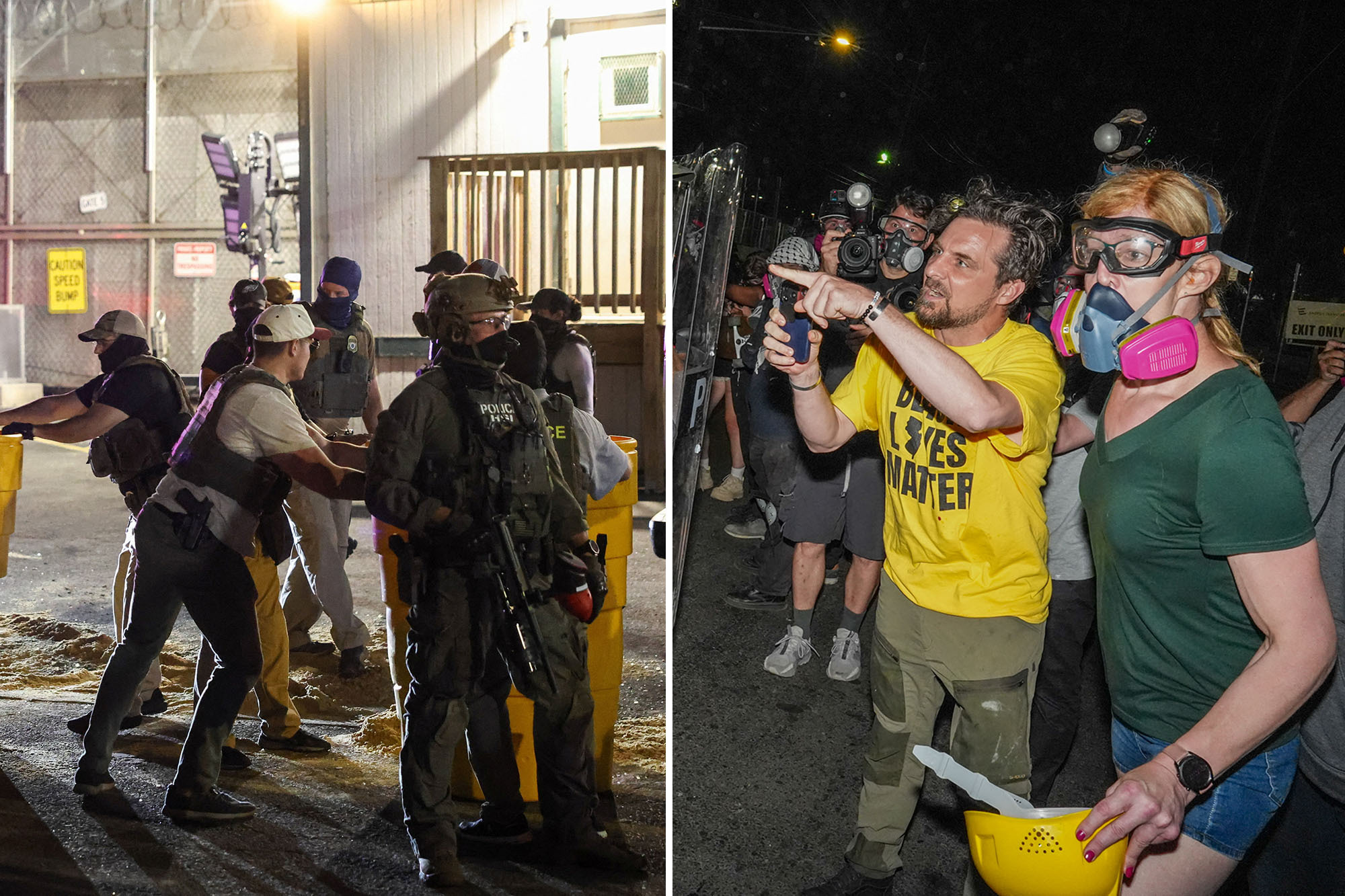 Five anti-ICE rioters arrested outside Delaney Hall after allegedly ...