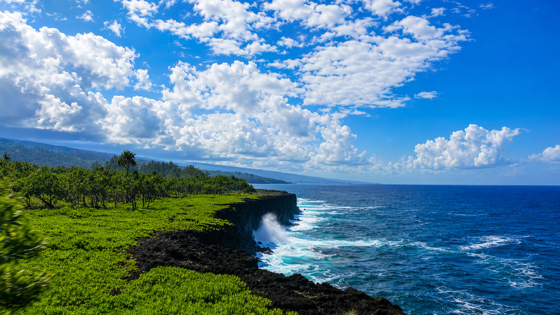 The coastal landscape hidden beyond the crowded beaches